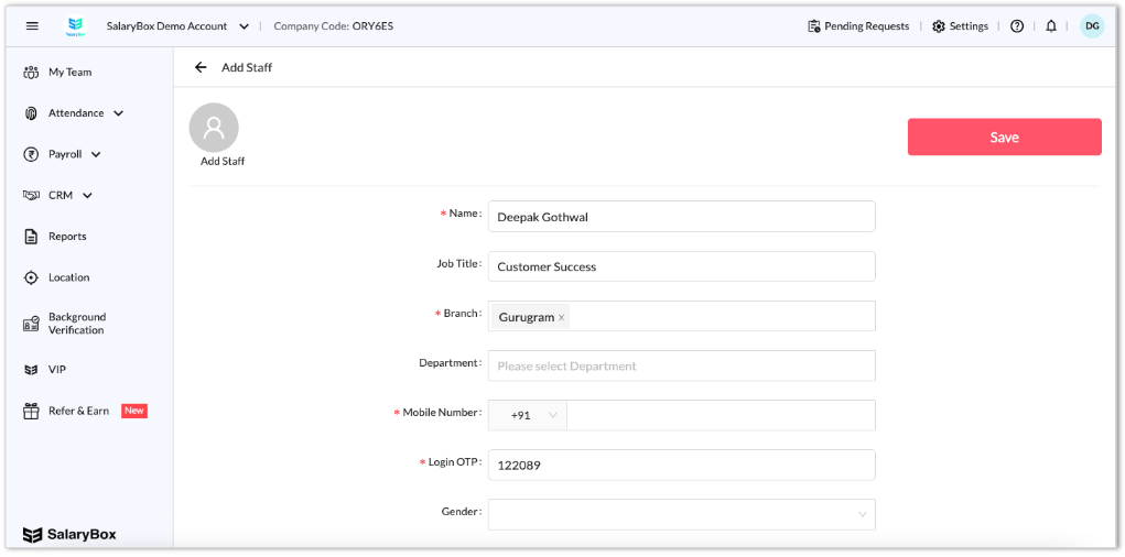 Add New Employees to SalaryBox - Salarybox