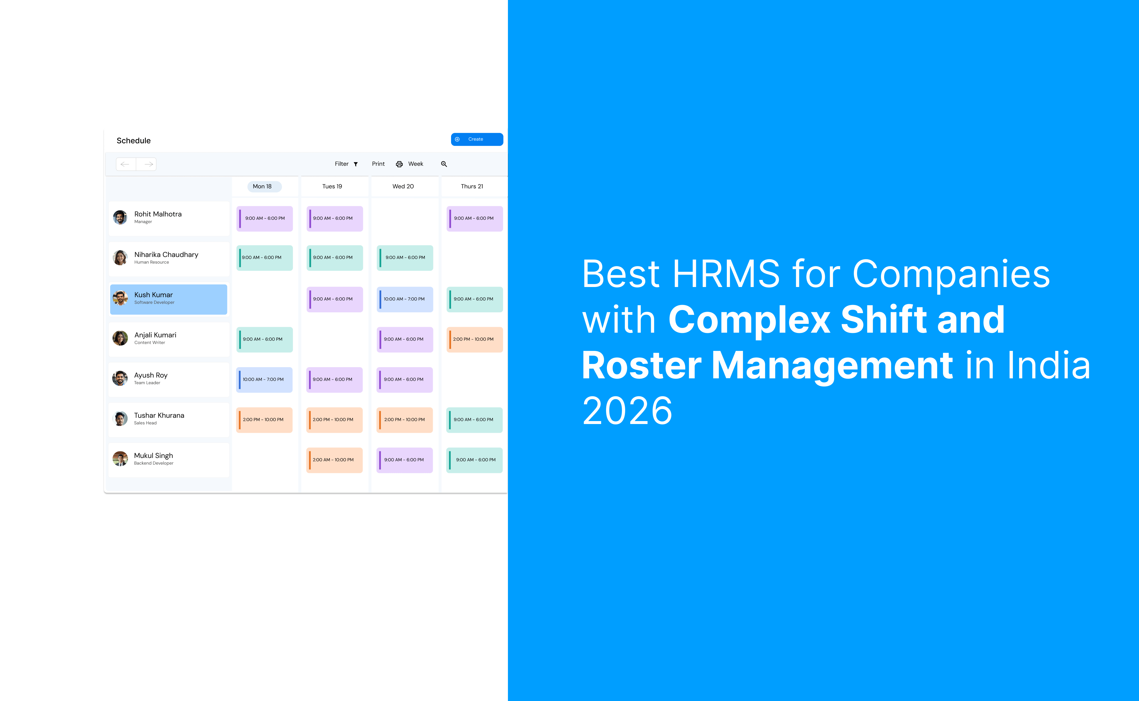 Best HRMS for Companies with Complex Shift and Roster Management in ...