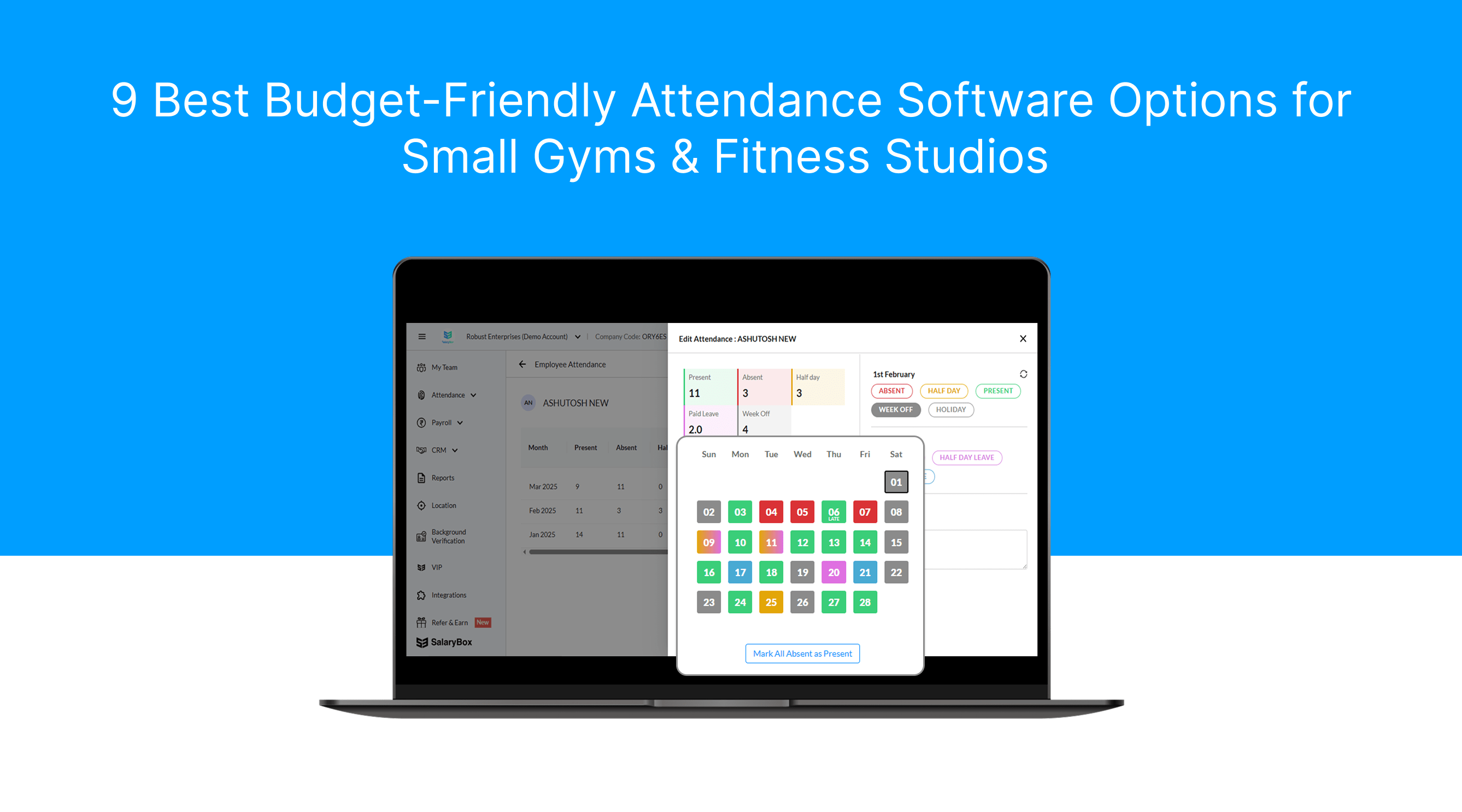 9 Best Budget-Friendly Attendance Software Options for Small Gyms ...